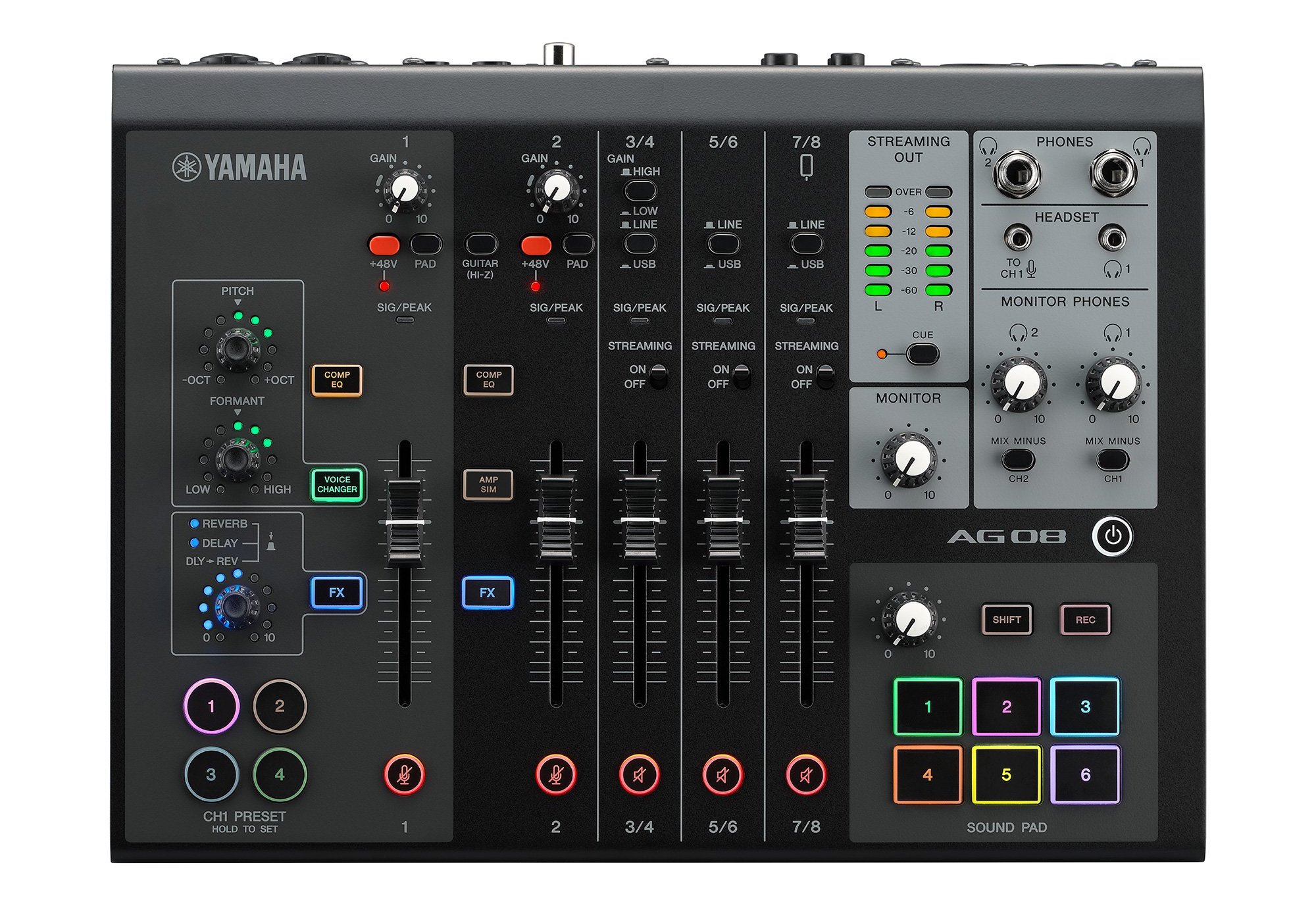 Yamaha AG08, una estación de streaming todo en uno con DSP | Hispasonic